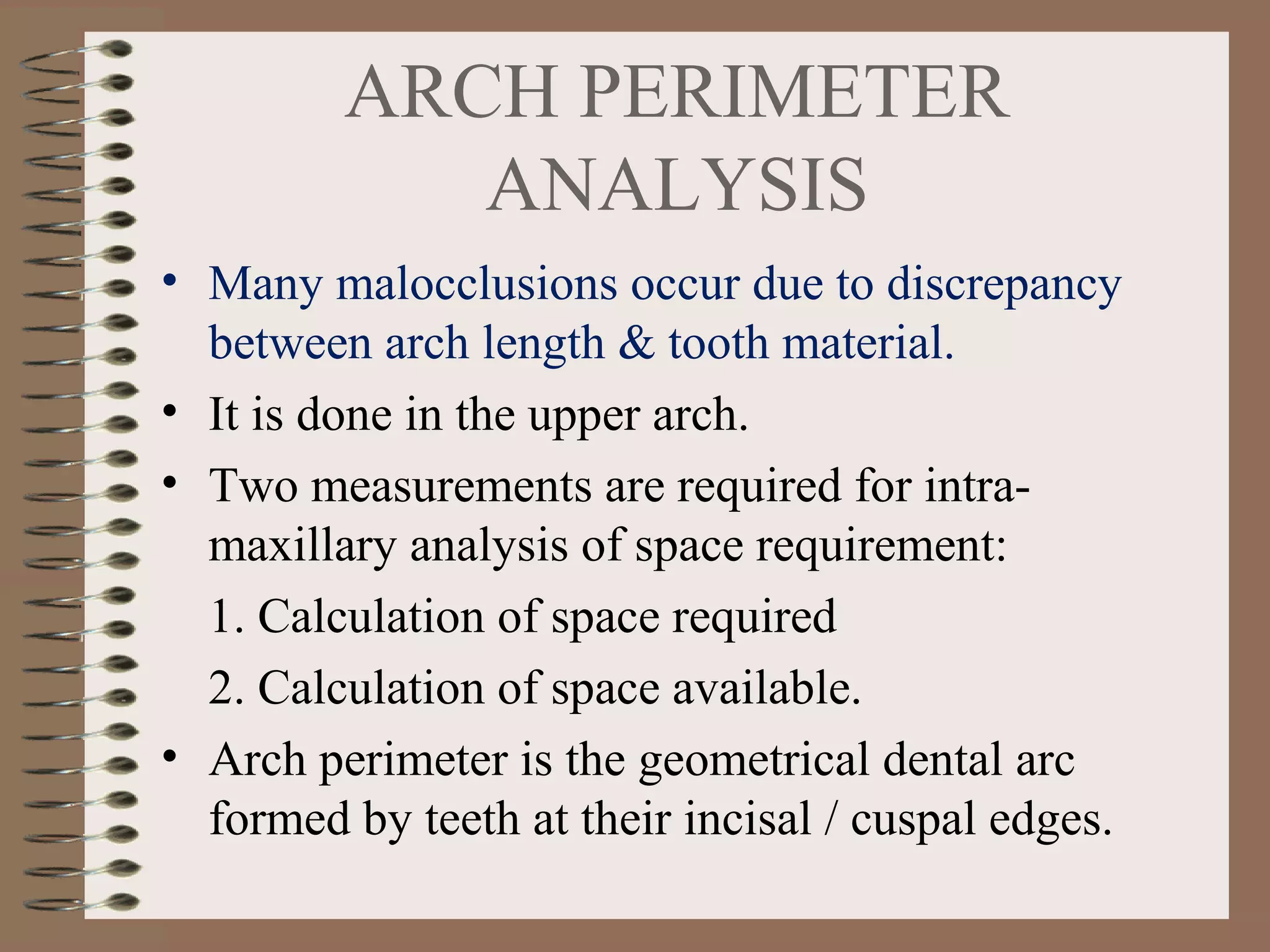 Orthodontic Study Model Analysis | PPT