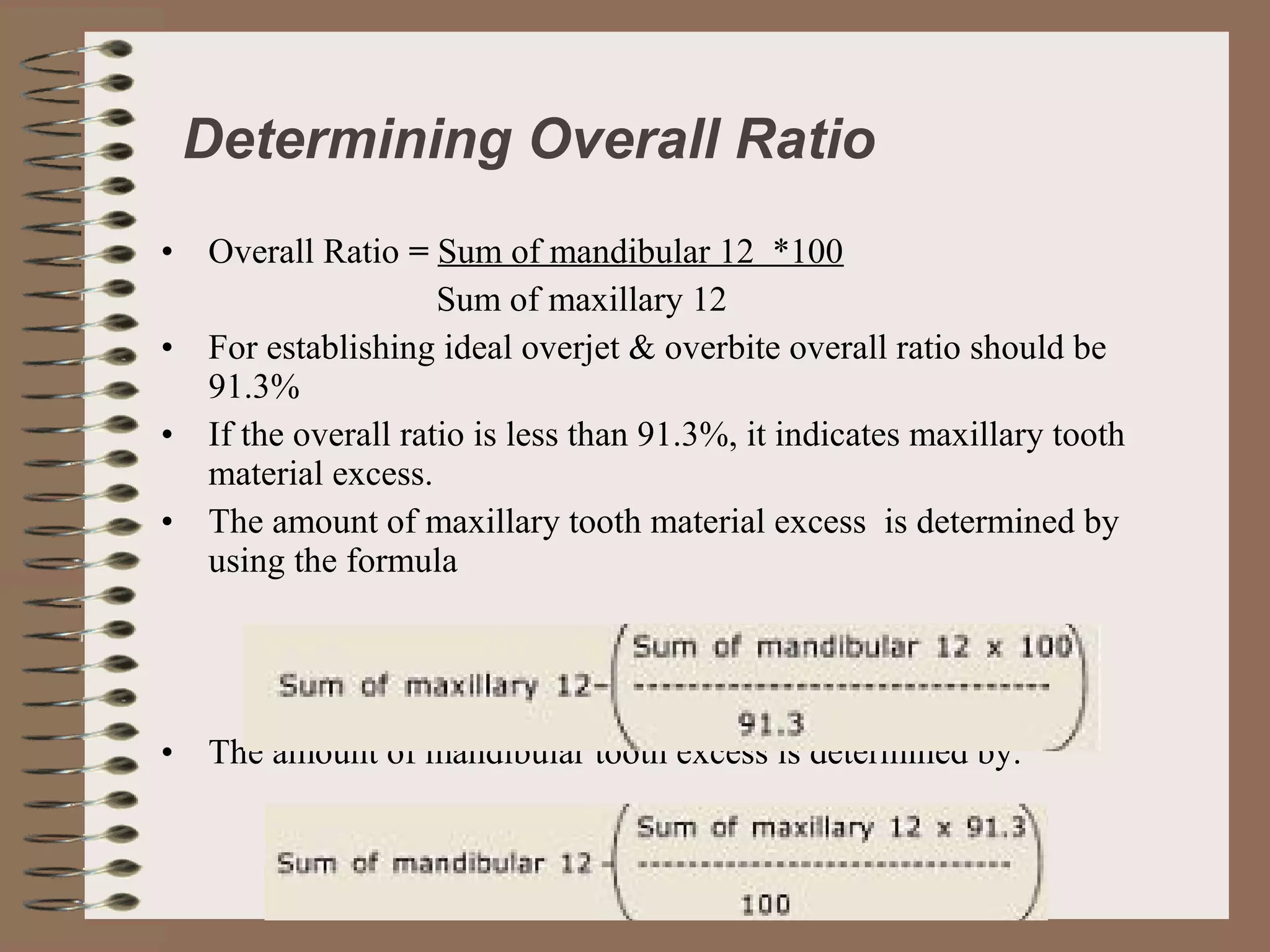 Orthodontic Study Model Analysis | PPT