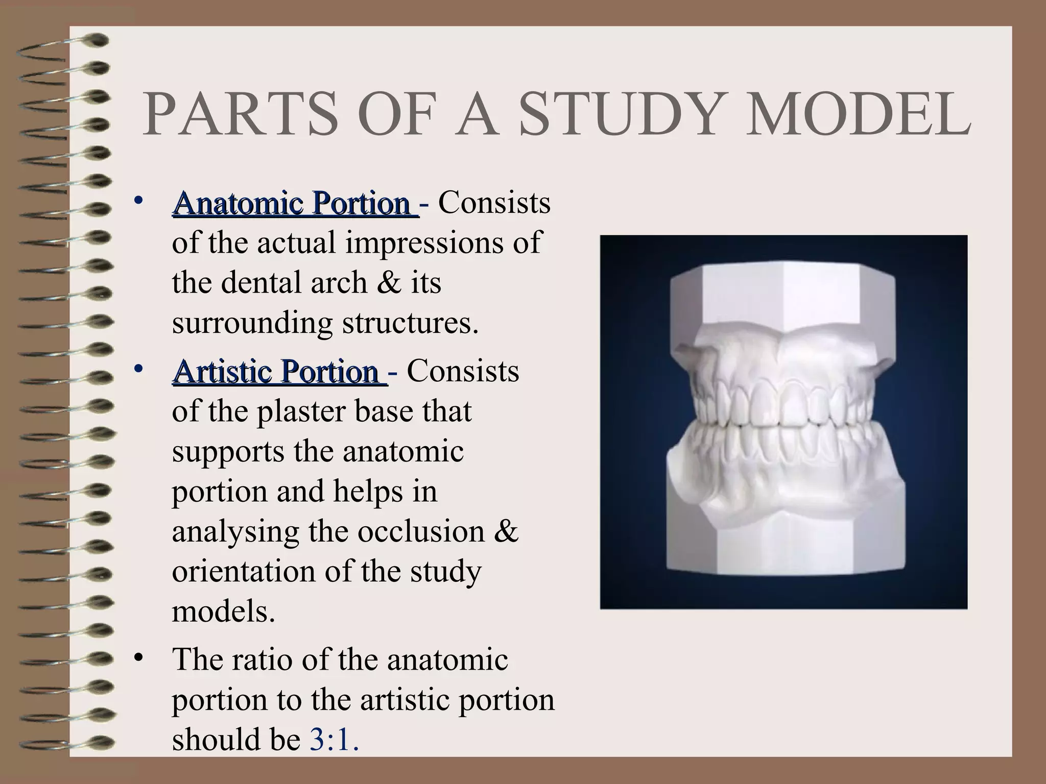 Orthodontic Study Model Analysis | PPT