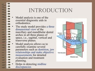 Orthodontic Study Model Analysis | PPT