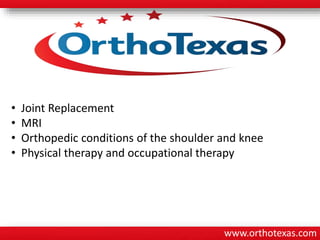 Physical Therapy Denton TX | PPT