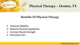 Physical Therapy – Denton, TX | PDF | Physical Therapy | Wellness