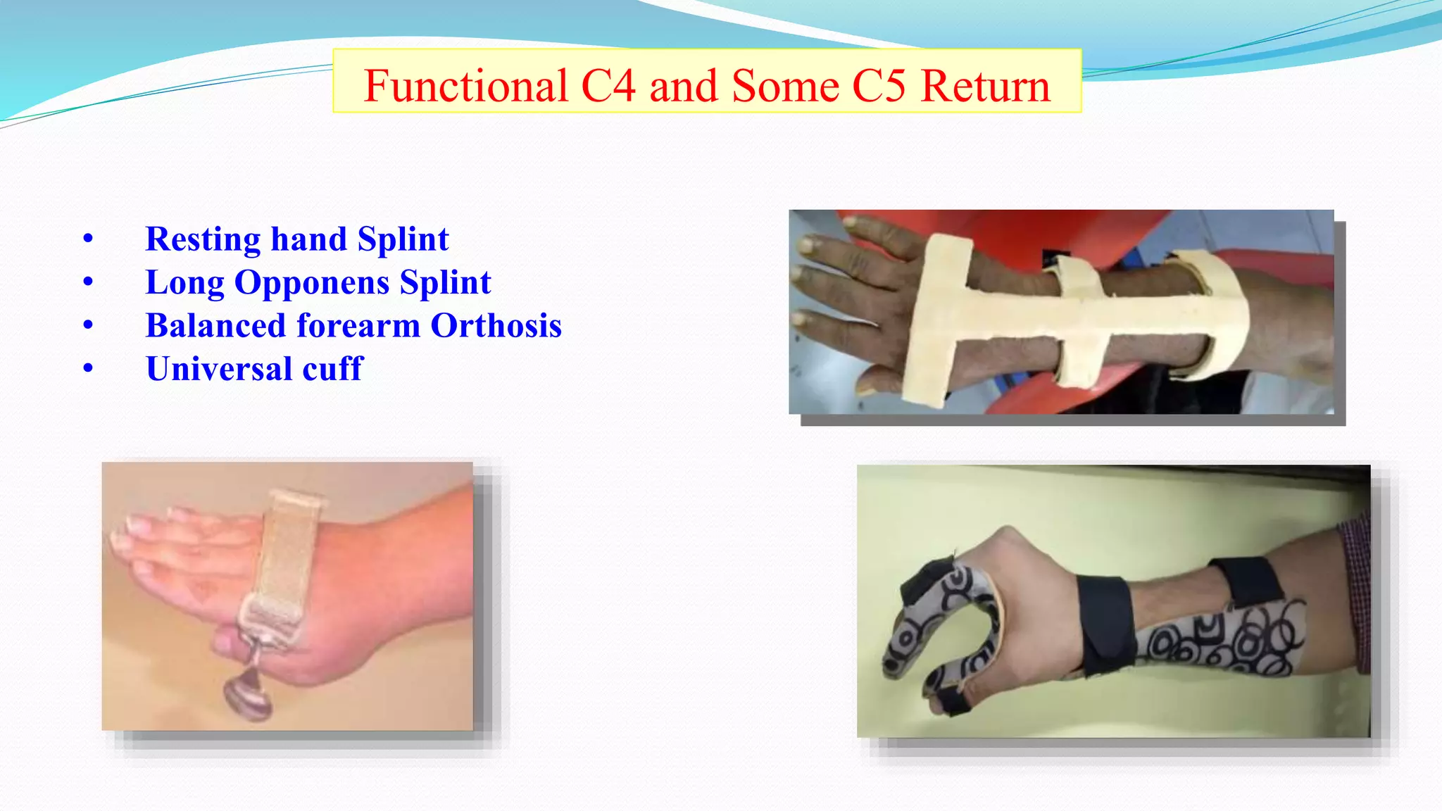 Orthotic assessment & orthotic aids in sci | PPTX