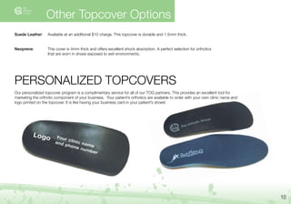 Orthotic brochure 2009 (eu) | PDF | Foot Health | Diseases and Conditions