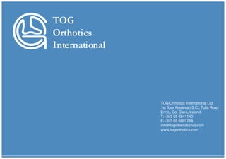 Orthotic brochure 2009 (eu) | PDF