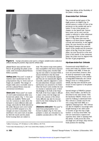 Orthotic devices for atnbulation children | PDF