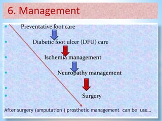 Orthotic management of diabetes mellitus foot | PPTX
