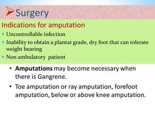 Orthotic management of diabetes mellitus foot | PPTX