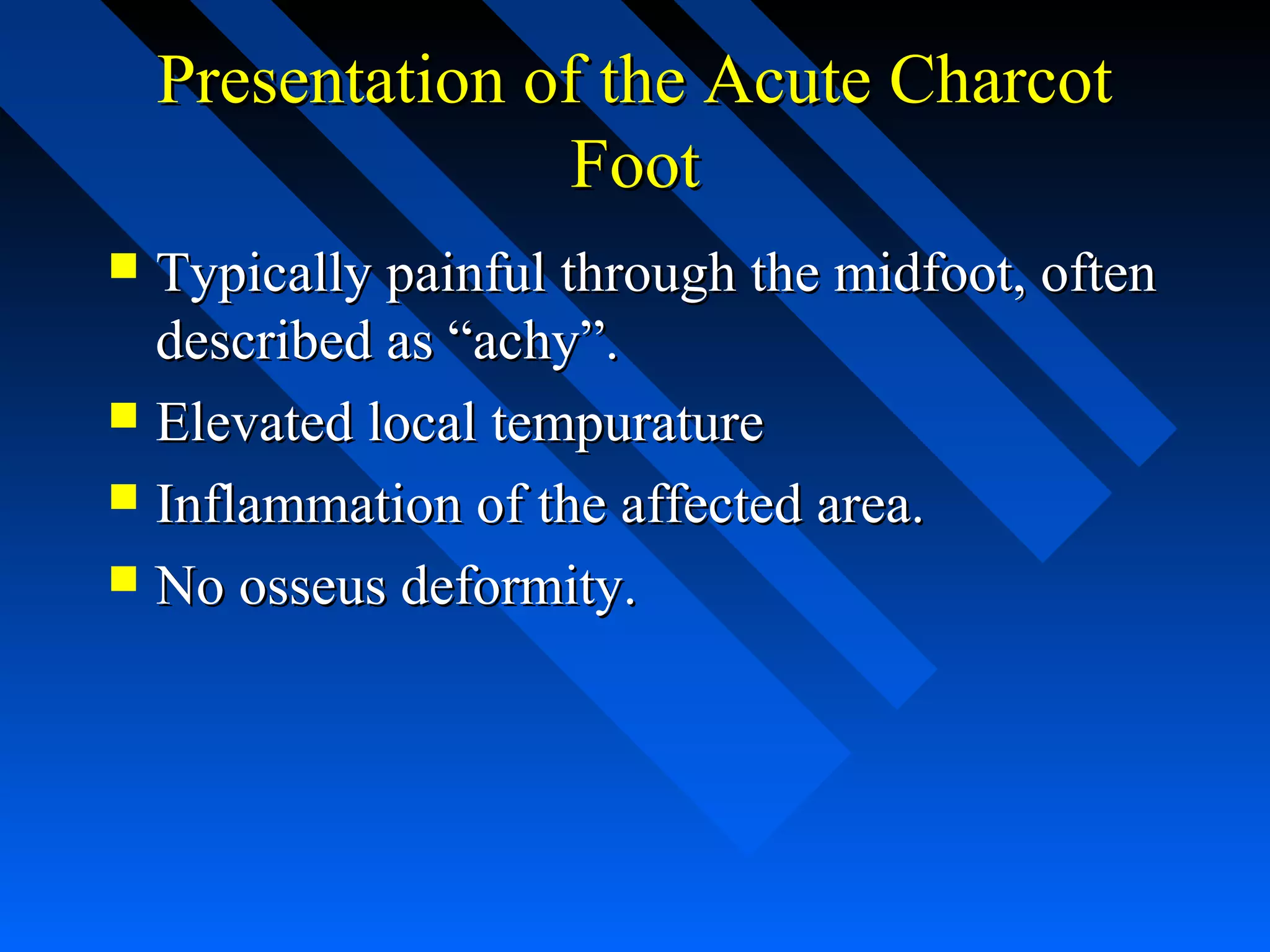 Orthotic Management Of Charcot Foot Ppt