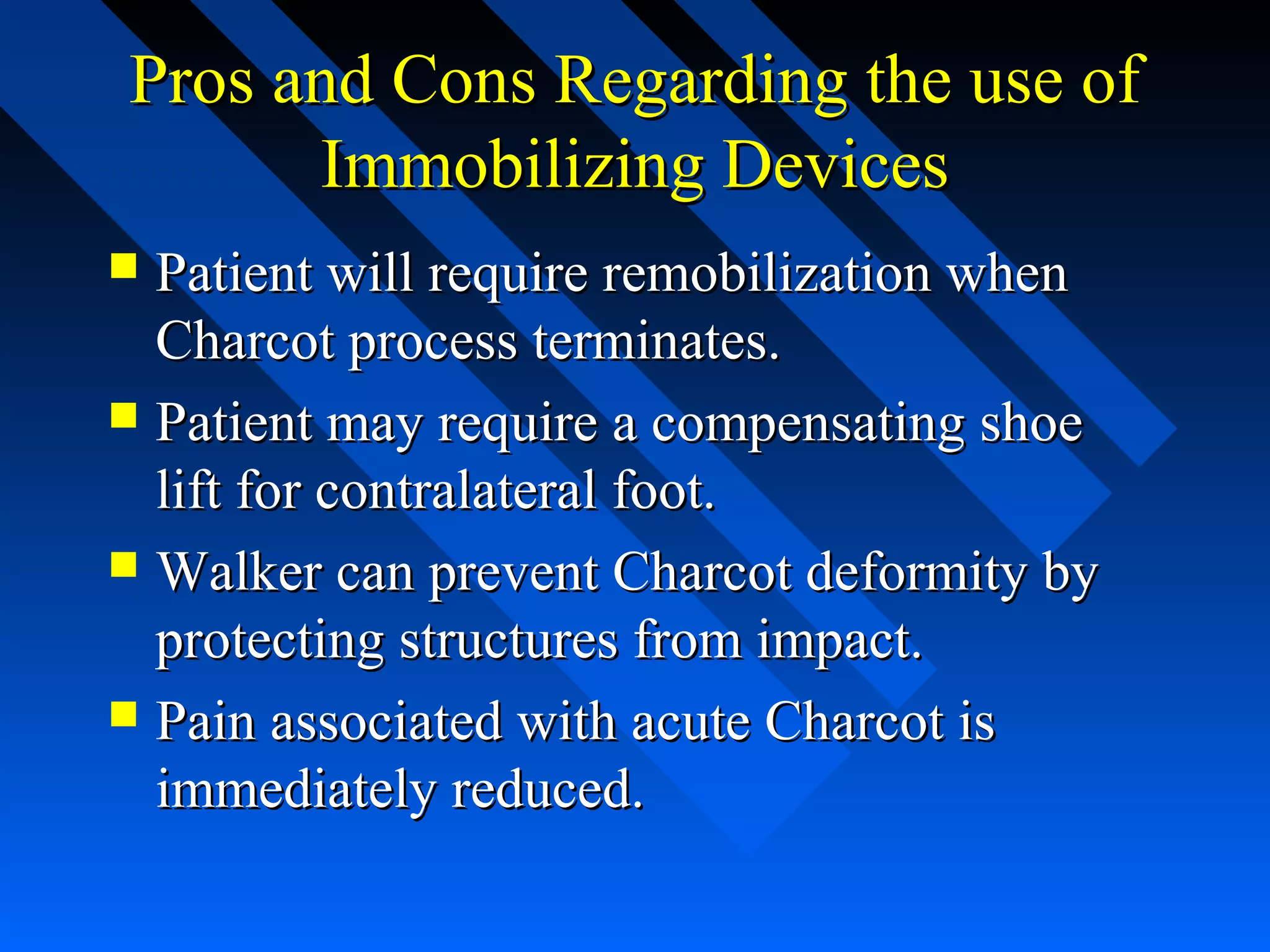 Orthotic Management of Charcot Foot | PPT