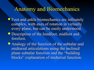 Orthotic Management of Charcot Foot | PPT