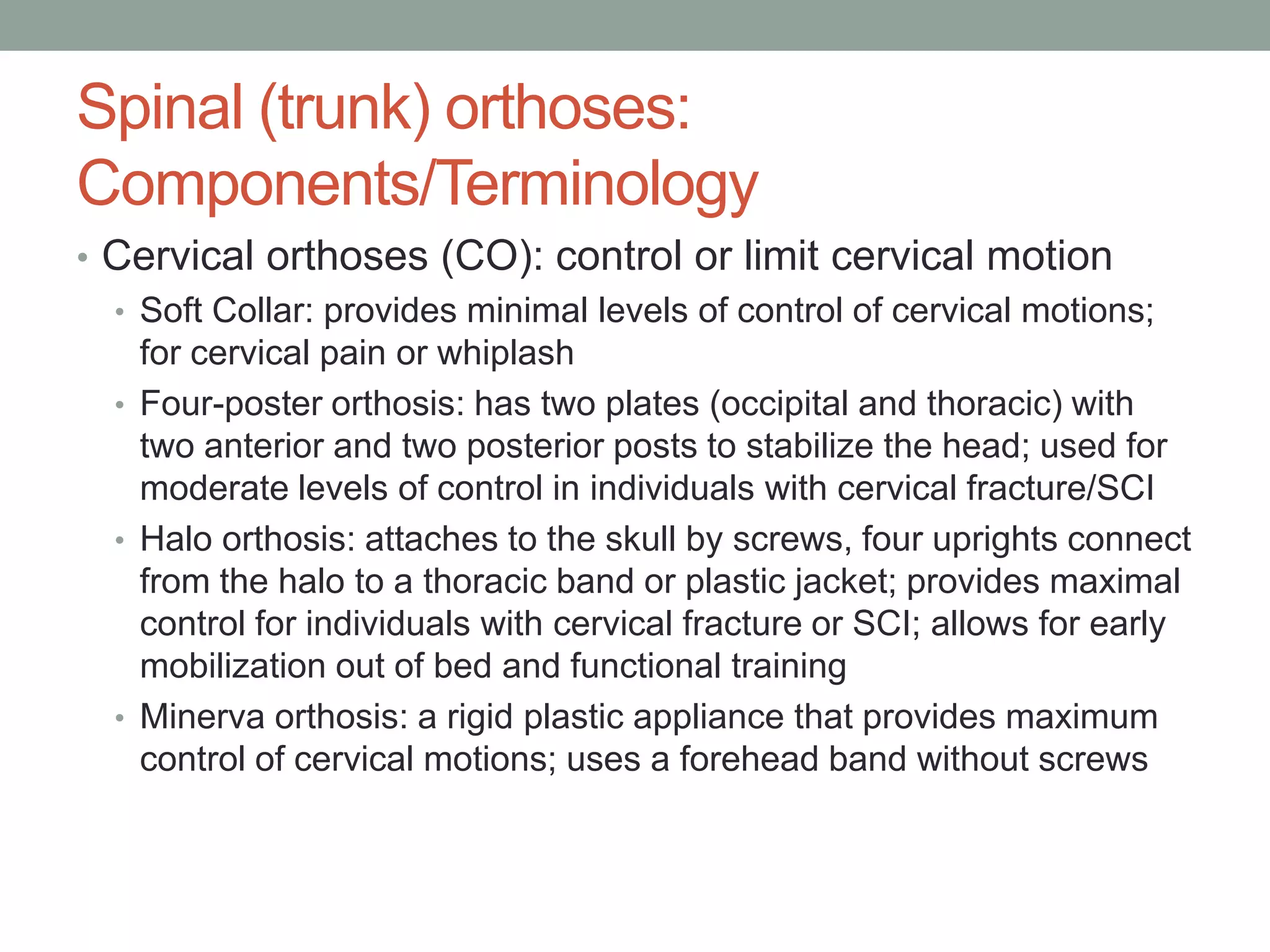 Orthotics | PPTX