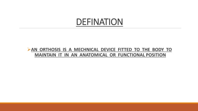 Orthotics | PPT