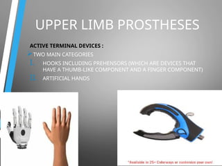 Orthotics & Prosthetics Lect 6.presentat | PPTX