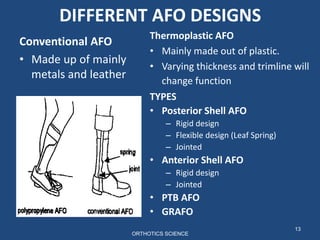 Orthotics Science edited AFOs (Conventional).ppt
