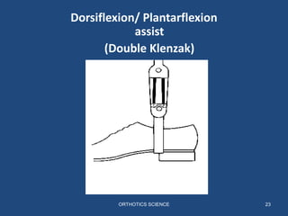 Orthotics Science edited AFOs (Conventional).ppt
