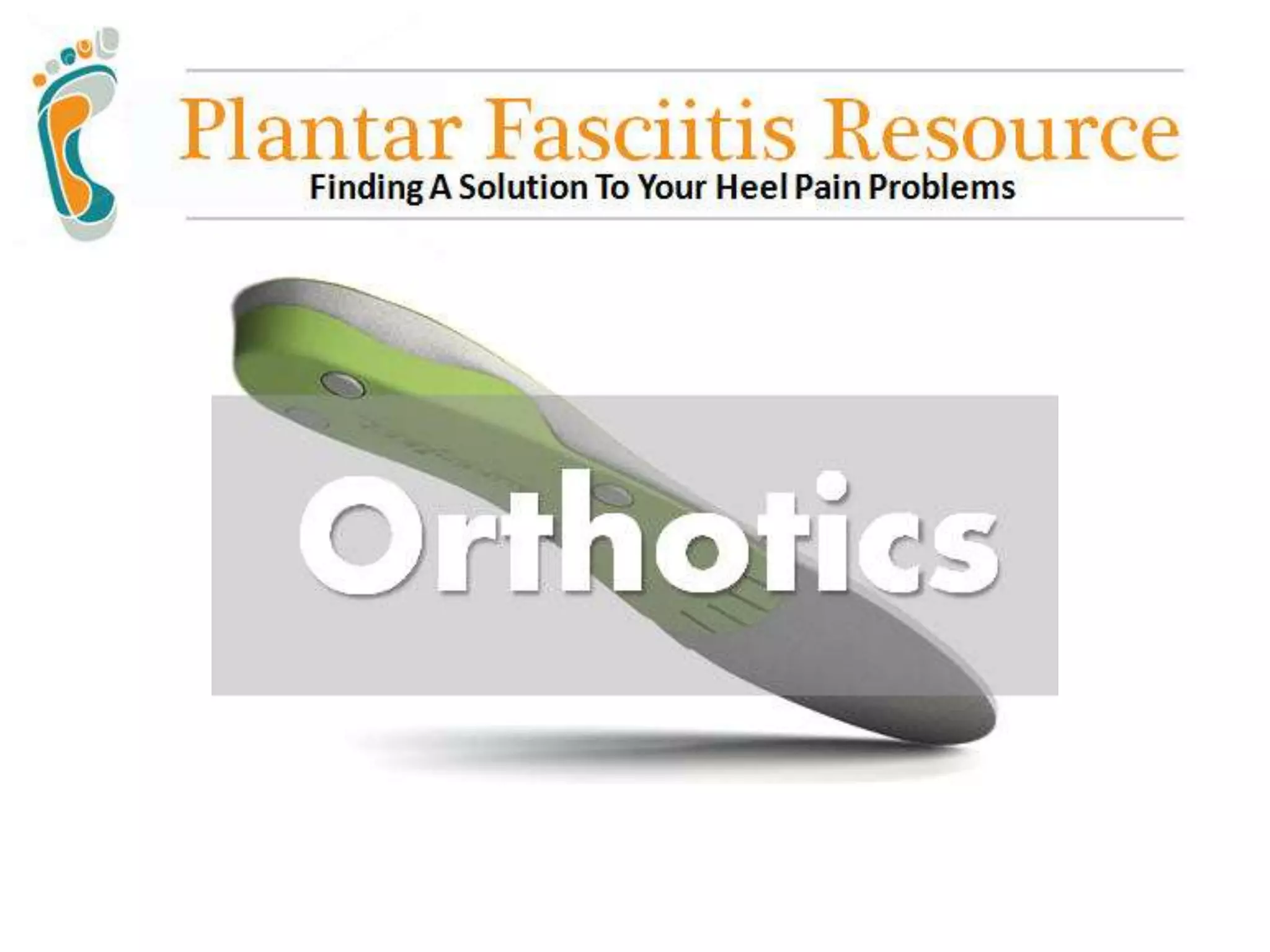 Orthotics slide | PPTX