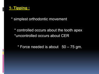Orthodontic tooth movement ppt. | PPTX