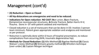 Hip Dislocations: Ortho topic presentation 2018 | PPT