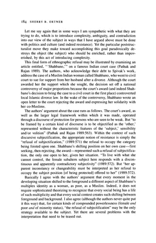 Resistance and the problem of - Ortner | PDF