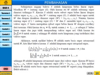 Ortogonalisasi super gram schmidt pada aljabar linear super (super ...