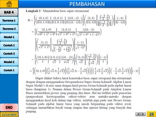 Ortogonalisasi super gram schmidt pada aljabar linear super (super ...