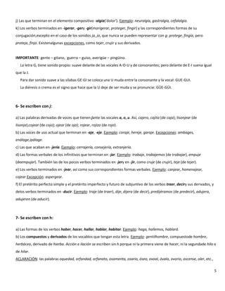 Ortografía de la lengua española | DOCX