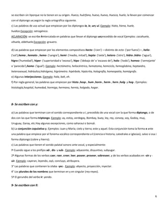 Ortografía de la lengua española | DOCX