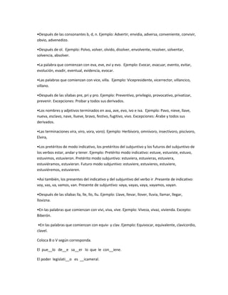 Ortografía literal | DOC
