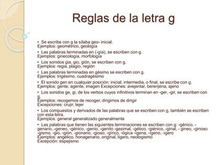 Ortografía literal | PPTX