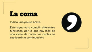 Signos de Puntuación | PPTX