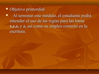 Ortografia el uso las letras c,s y z | PPT