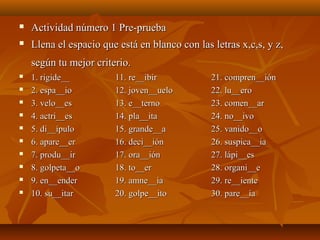 Ortografia el uso las letras c,s y z | PPT