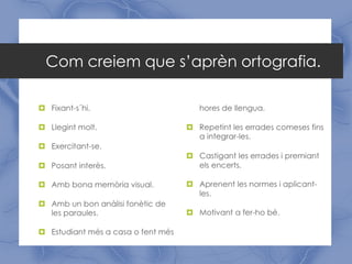 Ortografia gabarro | PPT