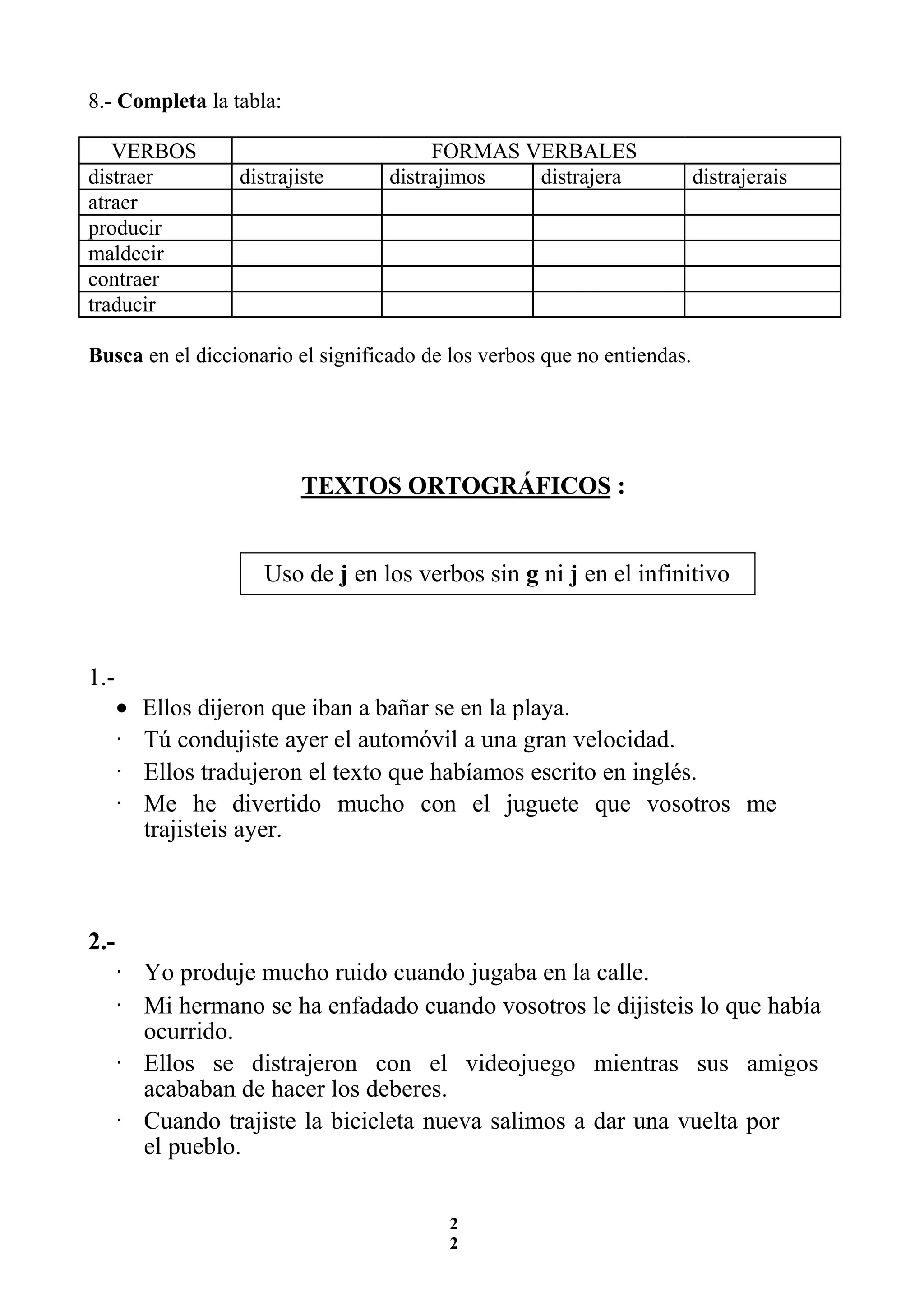 Ortografia grado 5 | DOC
