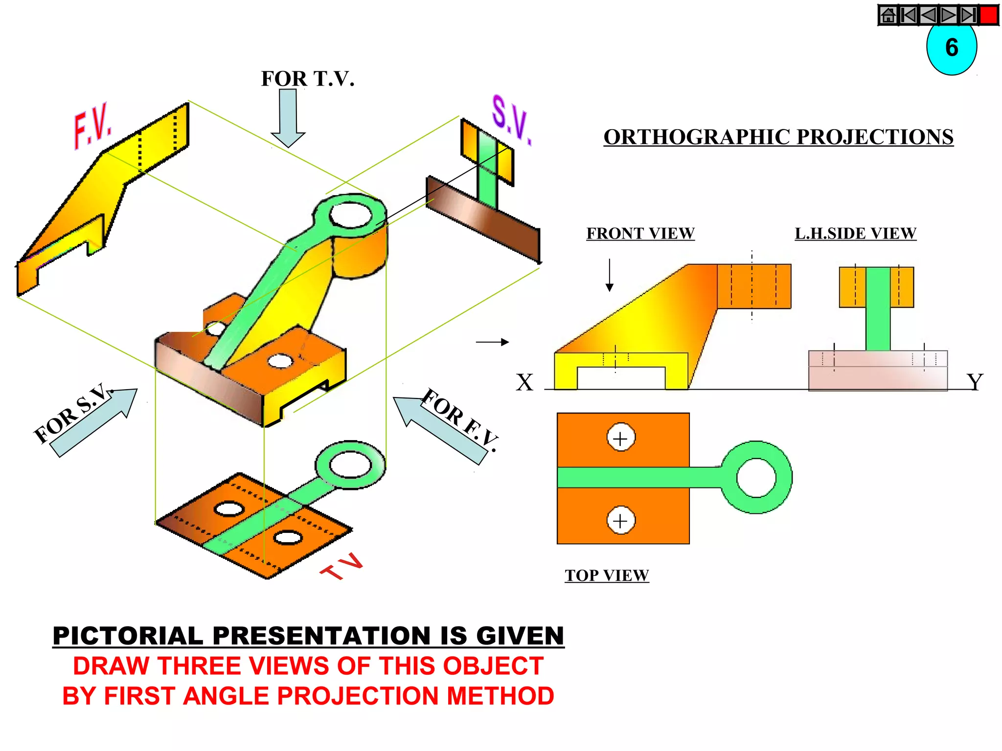 Engineering Drawing & Ortographic projection | PPT
