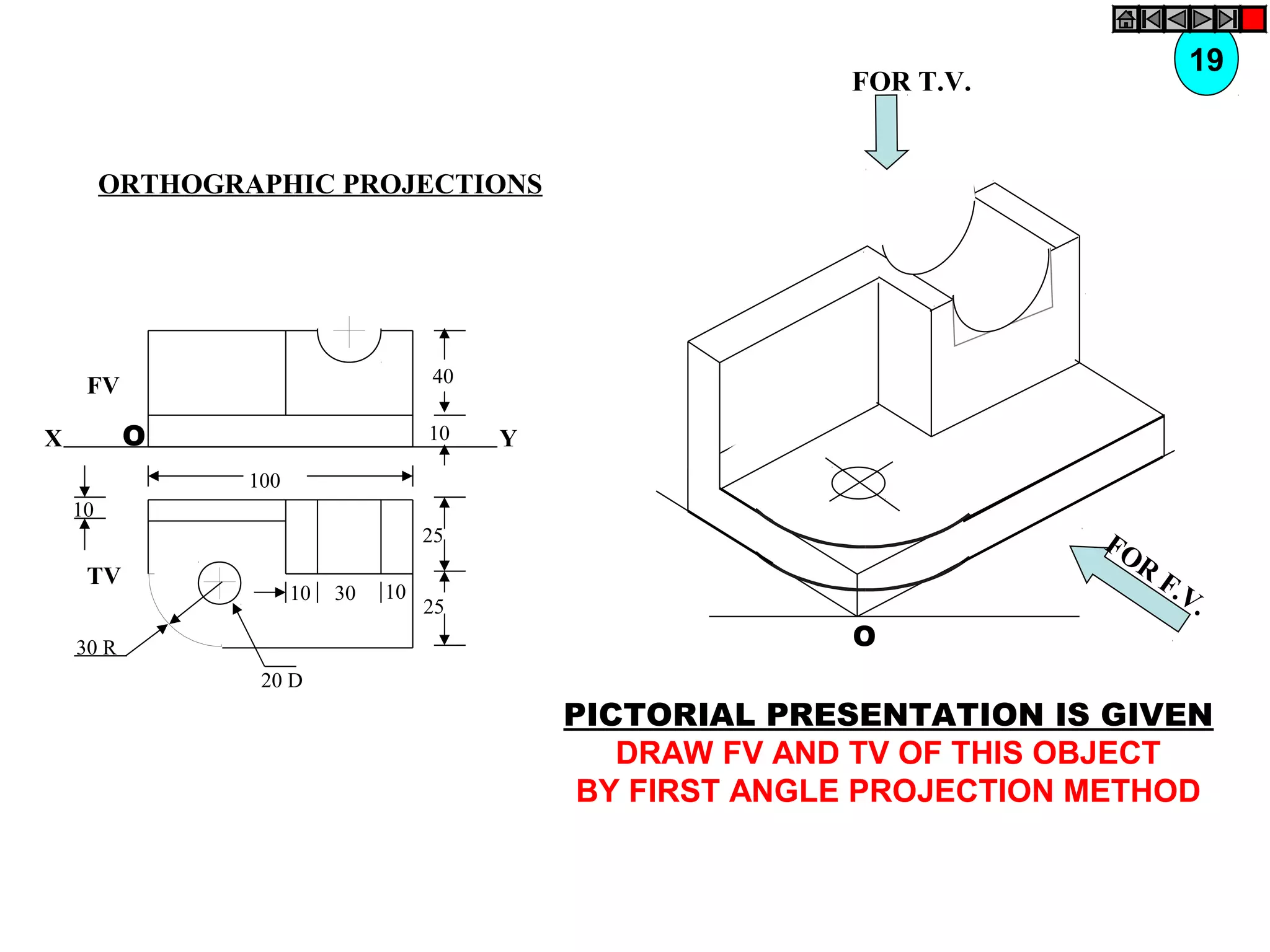 Engineering Drawing & Ortographic projection | PPT