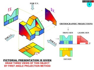 Engineering Drawing & Ortographic projection | PPT