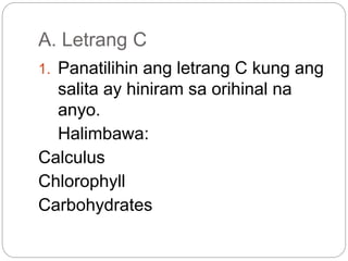 Ortograpiyang filipino | PPTX
