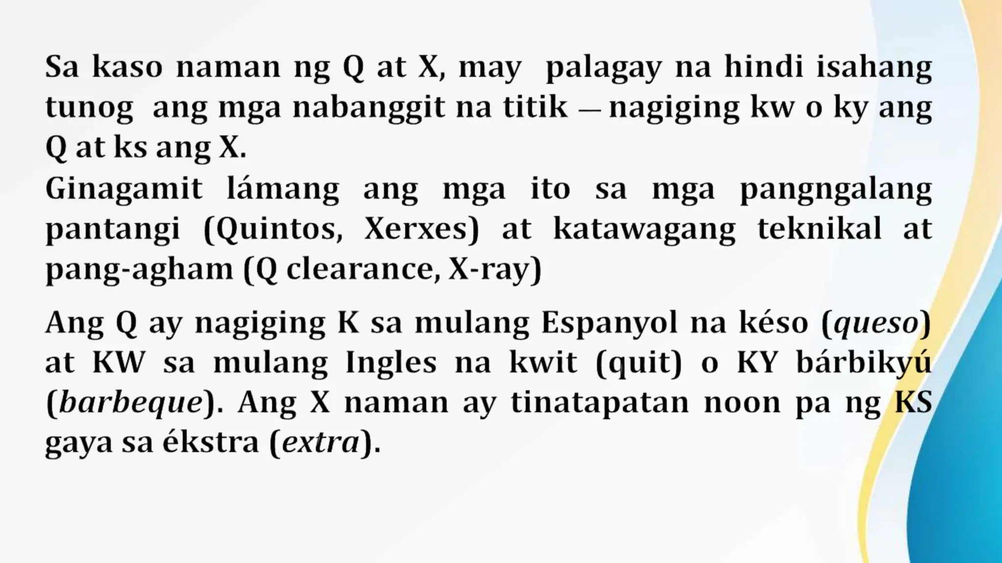 Ortograpiyang Aralin sa Filipino mga aralin | PPTX