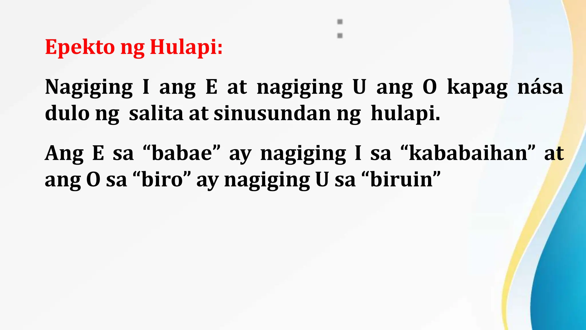 Ortograpiyang Aralin sa Filipino mga aralin | PPTX