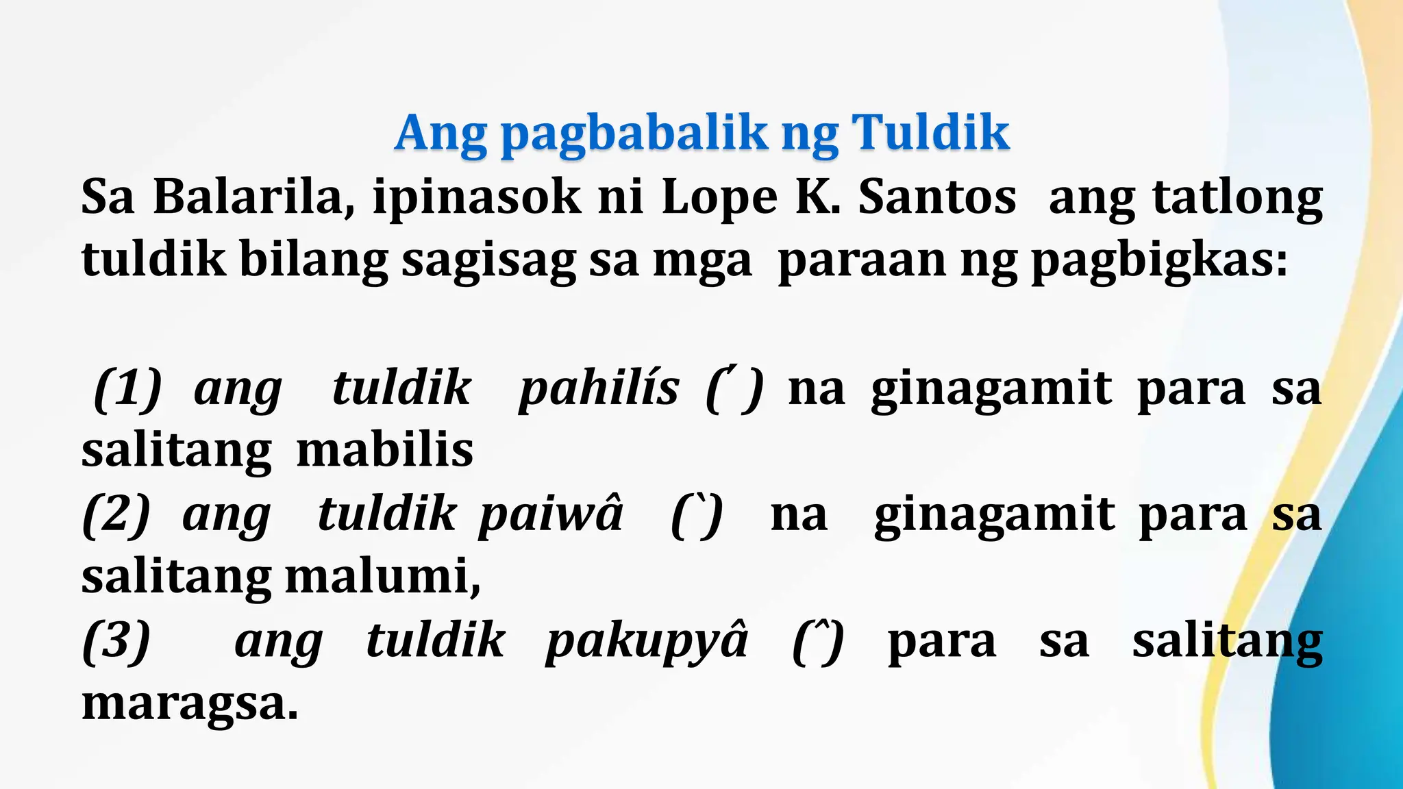 Ortograpiyang Aralin sa Filipino mga aralin | PPTX