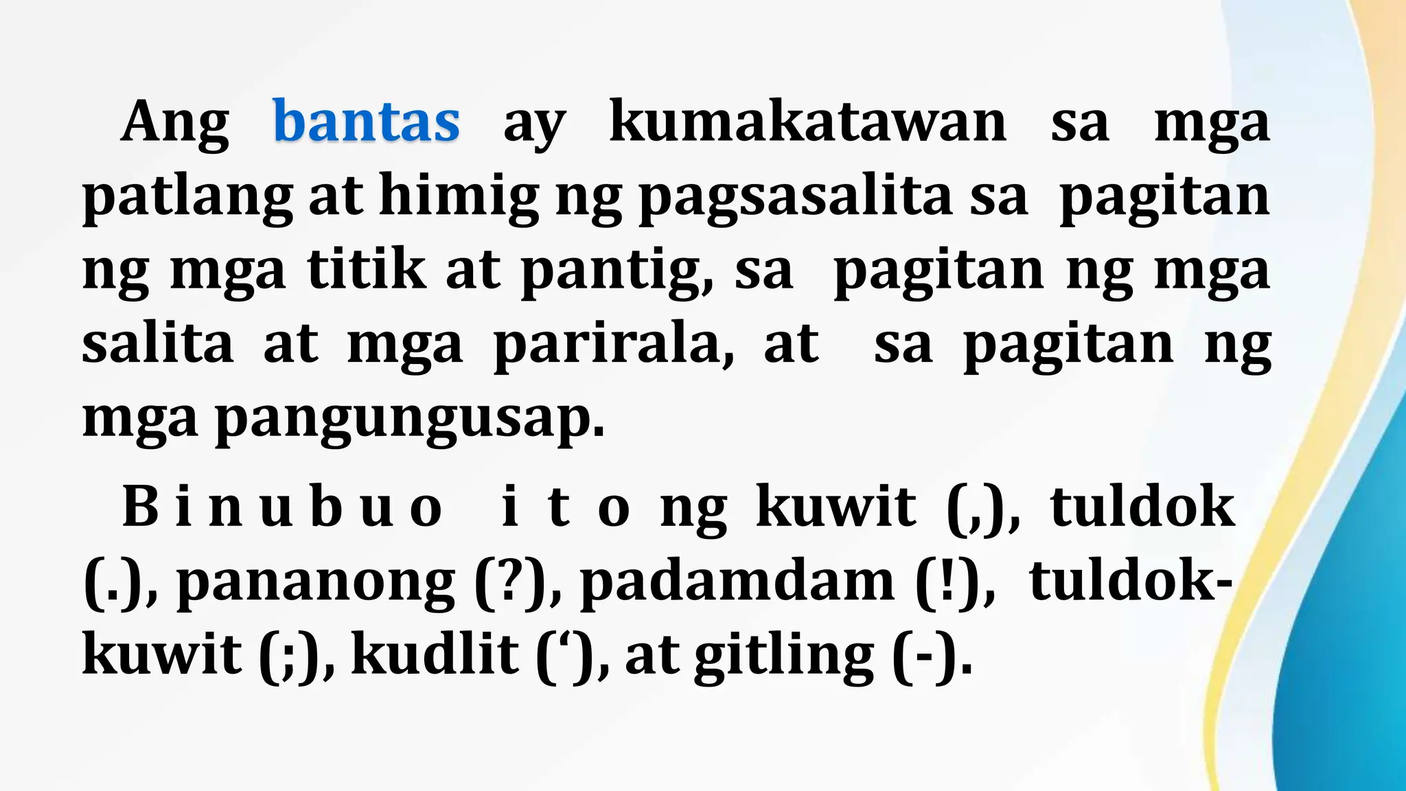 Ortograpiyang Aralin sa Filipino mga aralin | PPTX