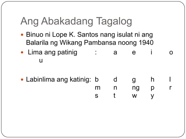 Ortograpiyang pilipino | PPTX