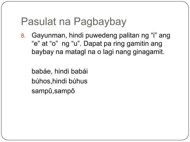 Ortograpiyang pilipino | PPTX