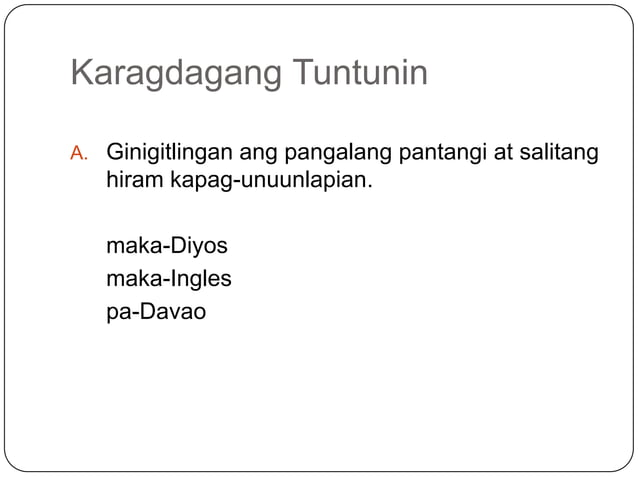 Ortograpiyang pilipino | PPTX