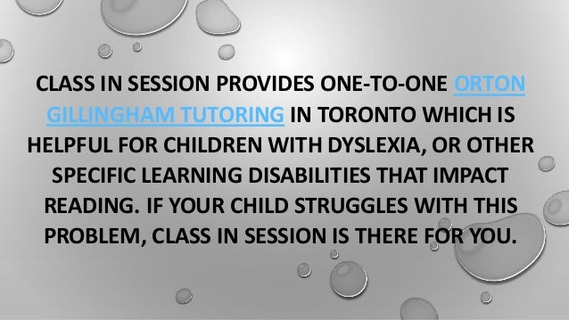 Orton Gillingham Tutoring | PPTX | Special Education | Education