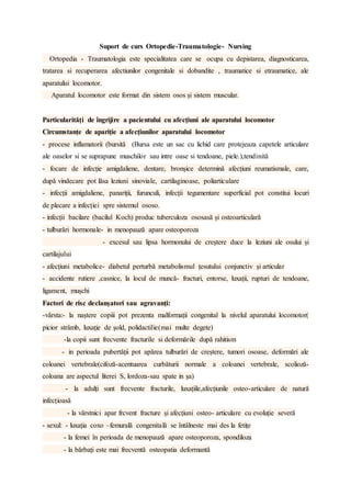 Ortopedie traumatologie-nursing | DOCX