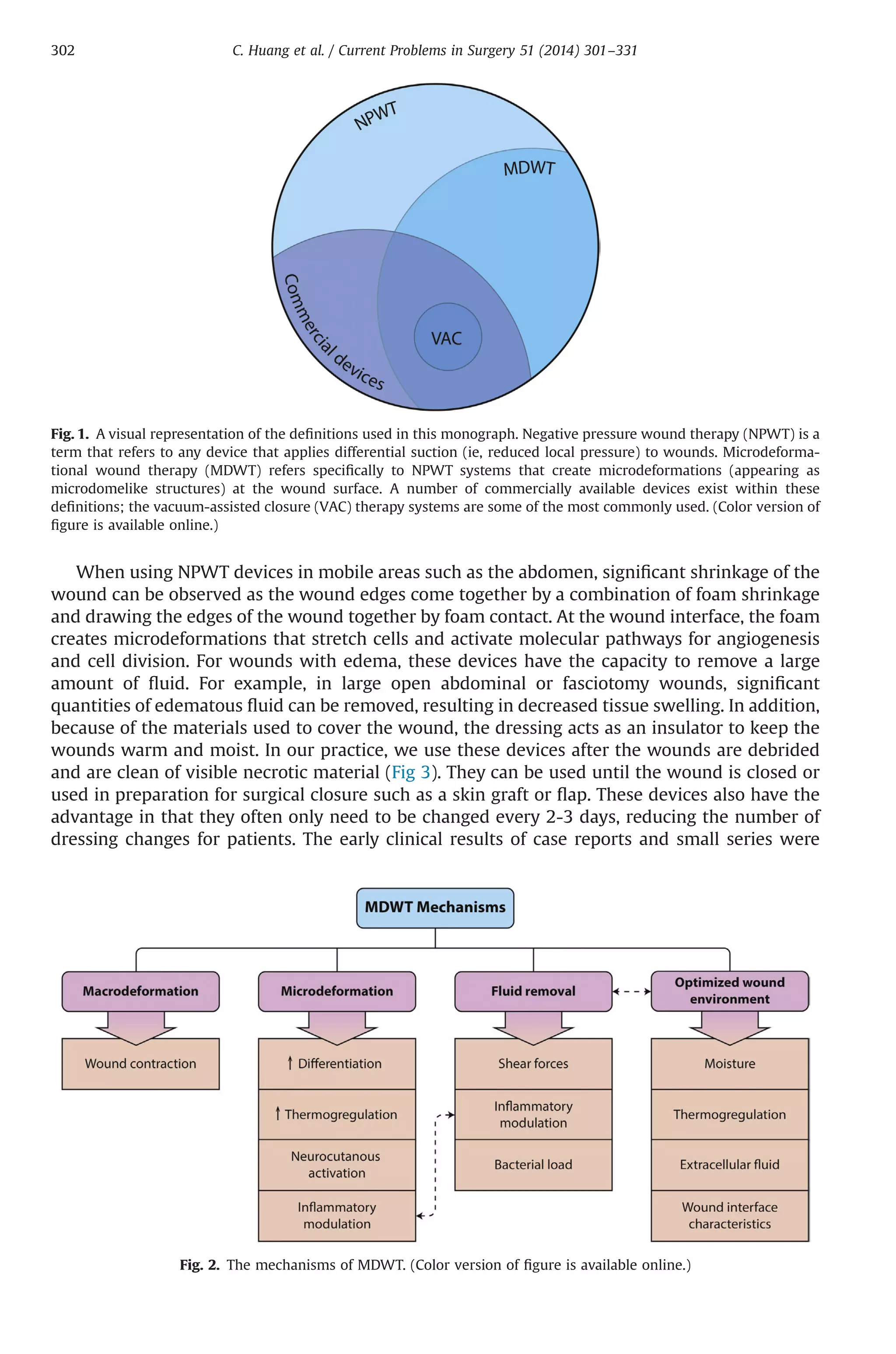 effect of negative pressure wound therapy on wound healing | PDF