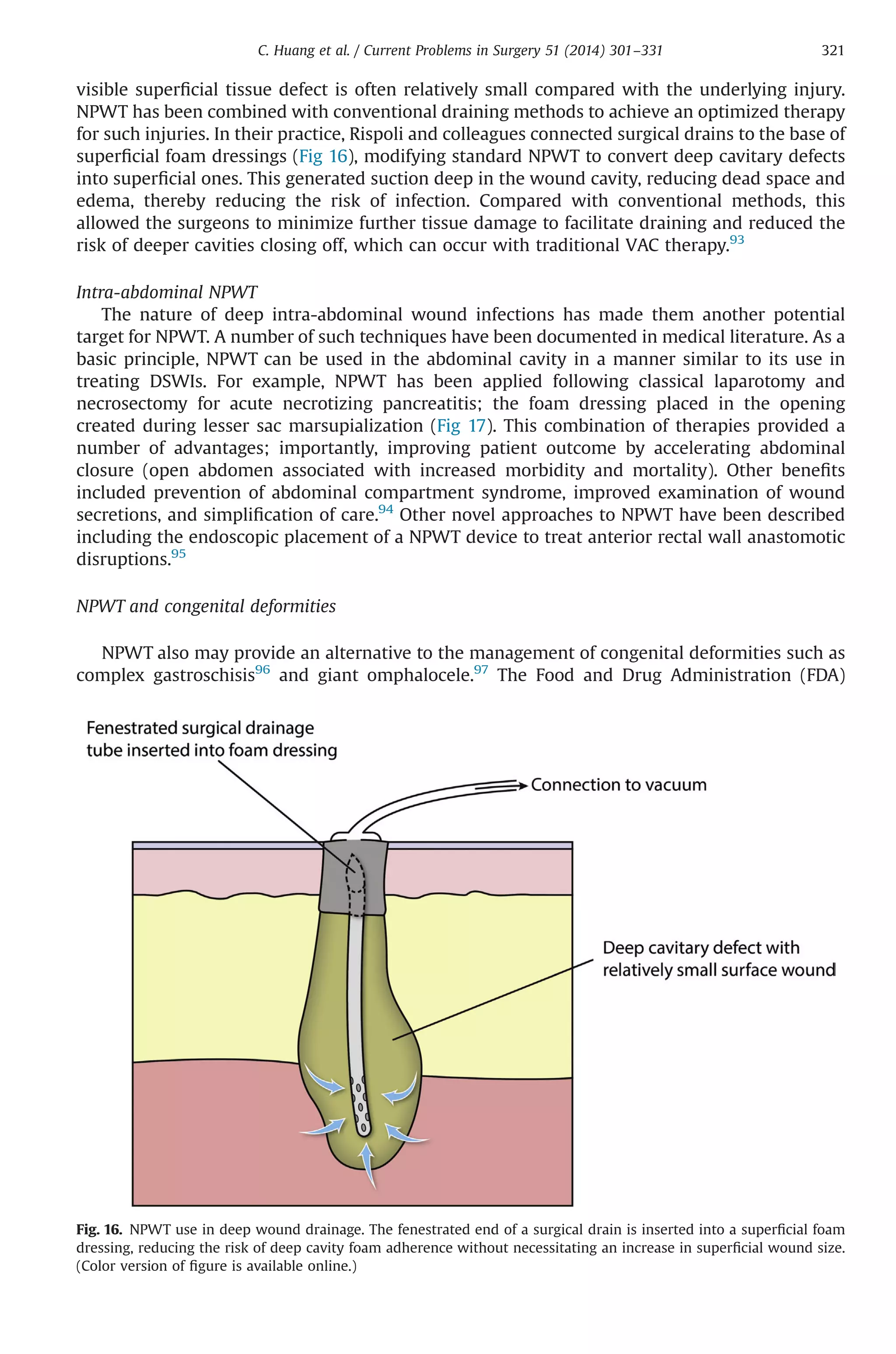 effect of negative pressure wound therapy on wound healing | PDF